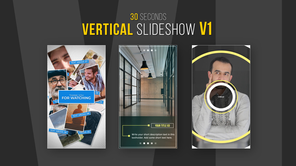 Vertical Slideshow V1, After Effects Project Files | VideoHive